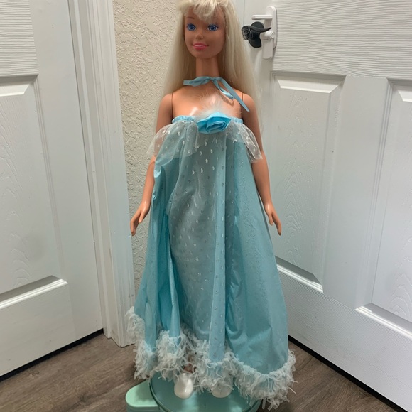 Barbie | Toys | Vintage Mattel Life Size Blonde Barbie Doll 36 3 Foot ...